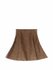 Юбка DIESEL Flared miniskirt in bonded material, размер 32, коричневый