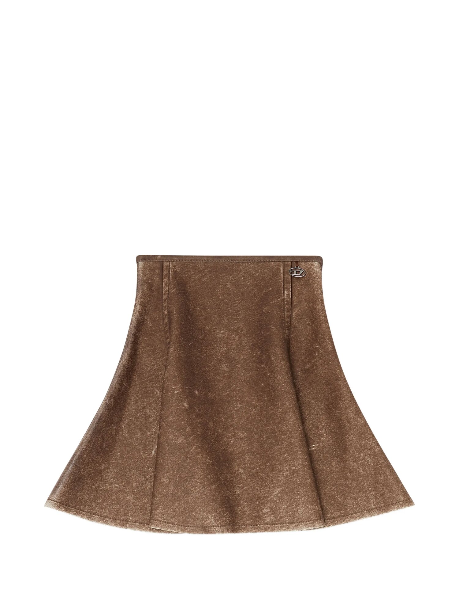 Юбка Flared miniskirt in bonded material