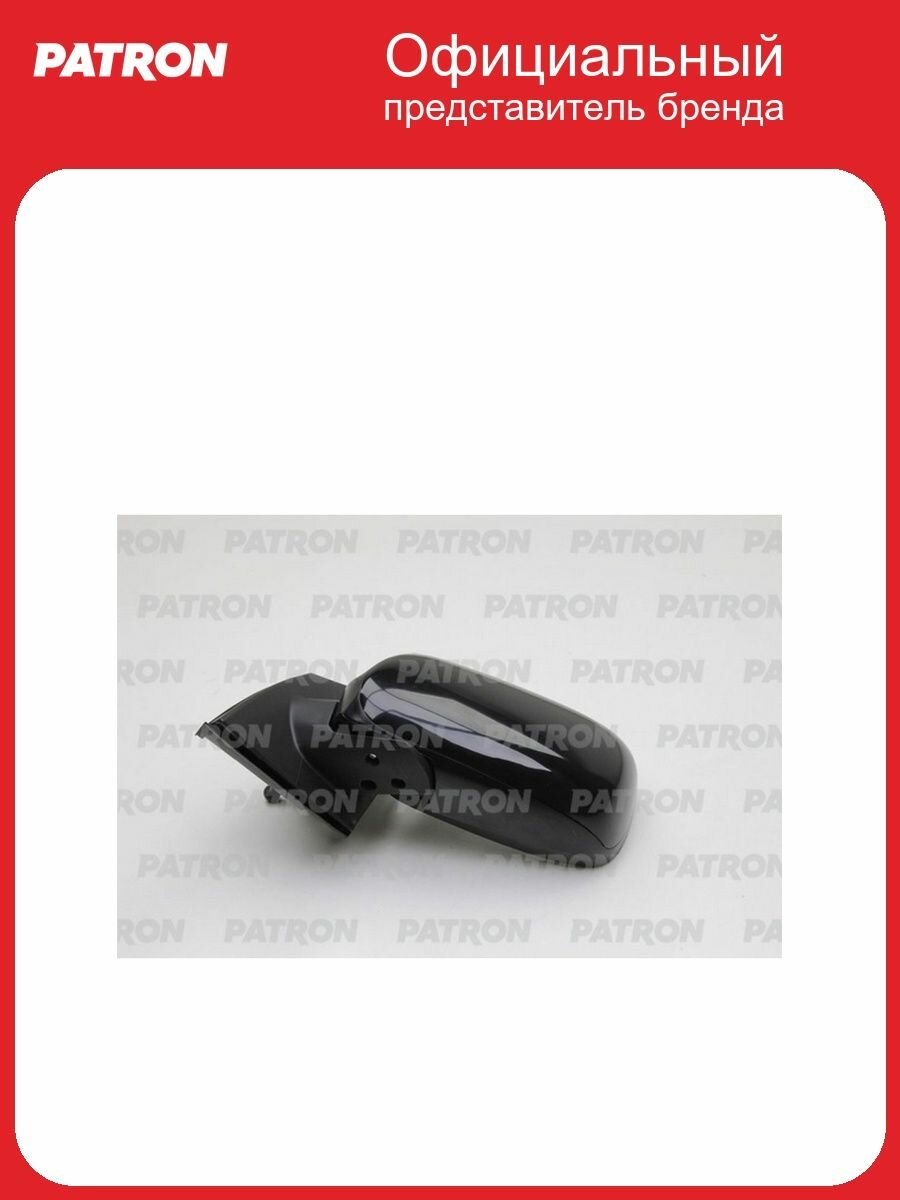 Зеркало левое для Toyota Corolla 120 седан 2002-2004, Тойота Королла 120 седан зеркало левое PATRON PMG3911M01, oem 8790602040