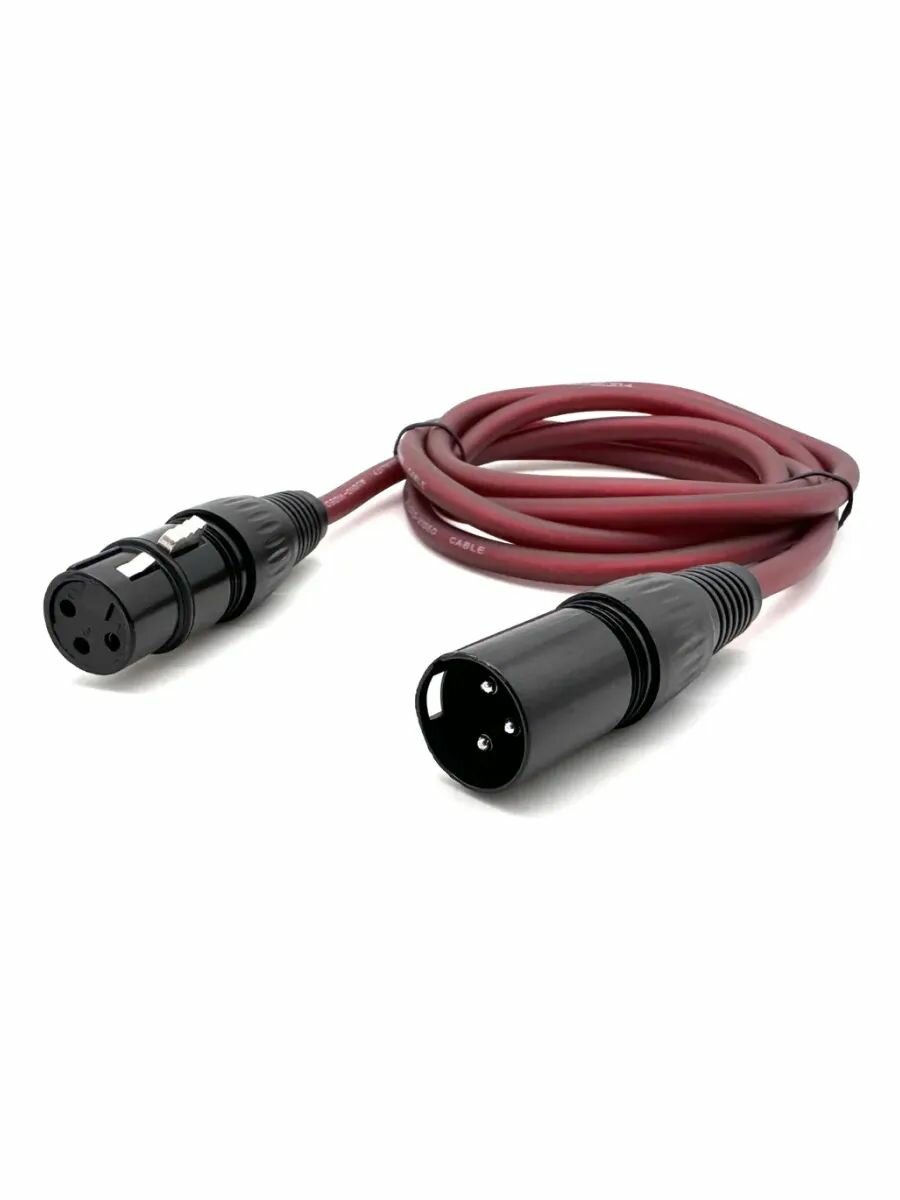 Кабель для микрофона XLR шнур акустический балансный DMX