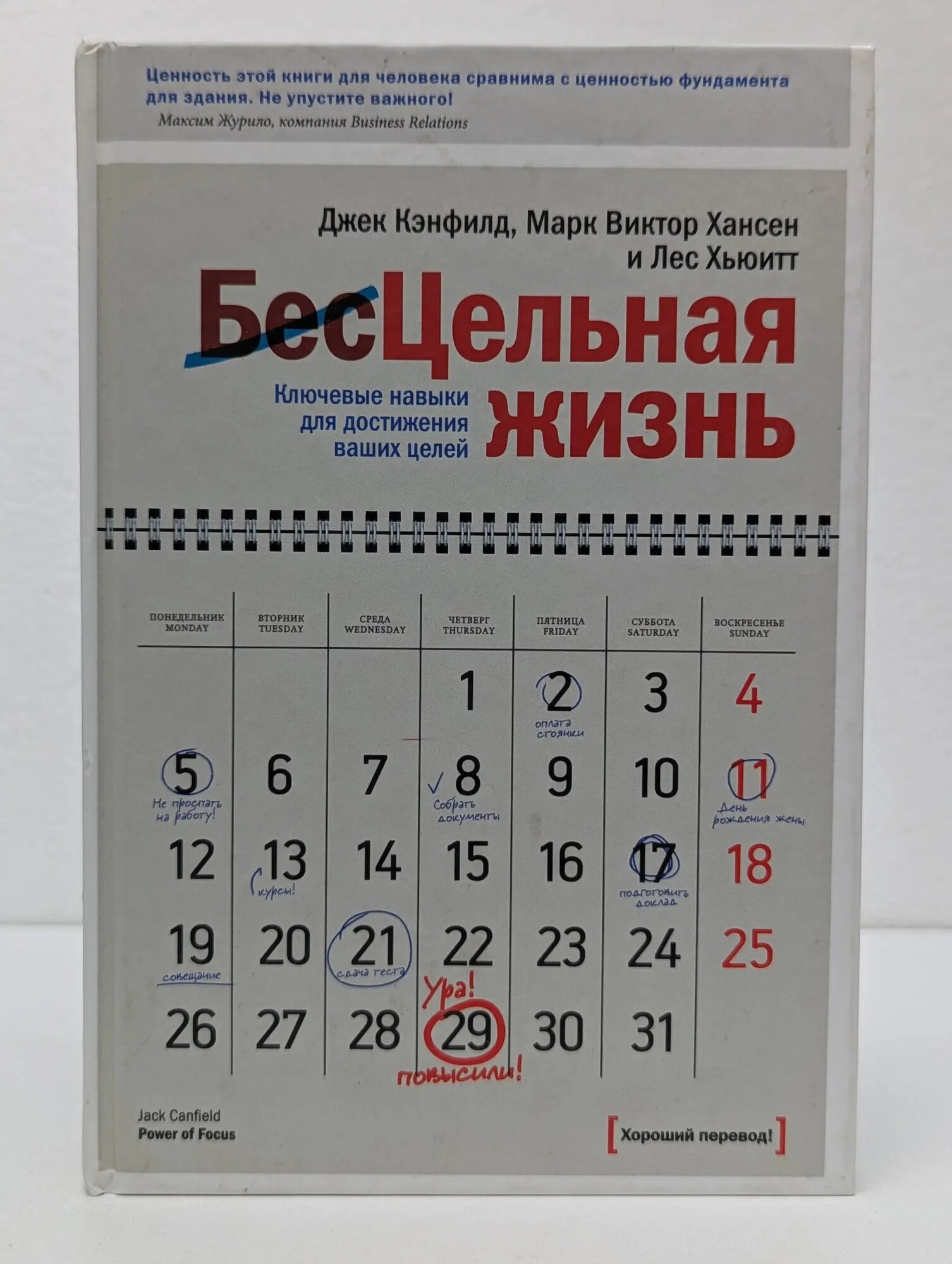 БесЦельная жизнь. Ключевые навыки для достижения ваших целей Кэнфилд Джек, Хансен Марк Виктор, Хьюитт Лес 2015