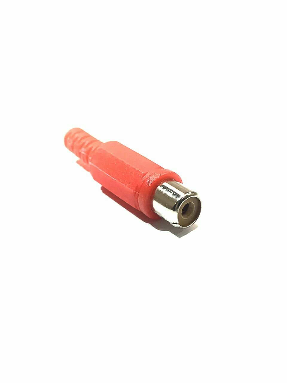 Гнездо RCA тюльпан красный 7-0207 (4005) (10шт)