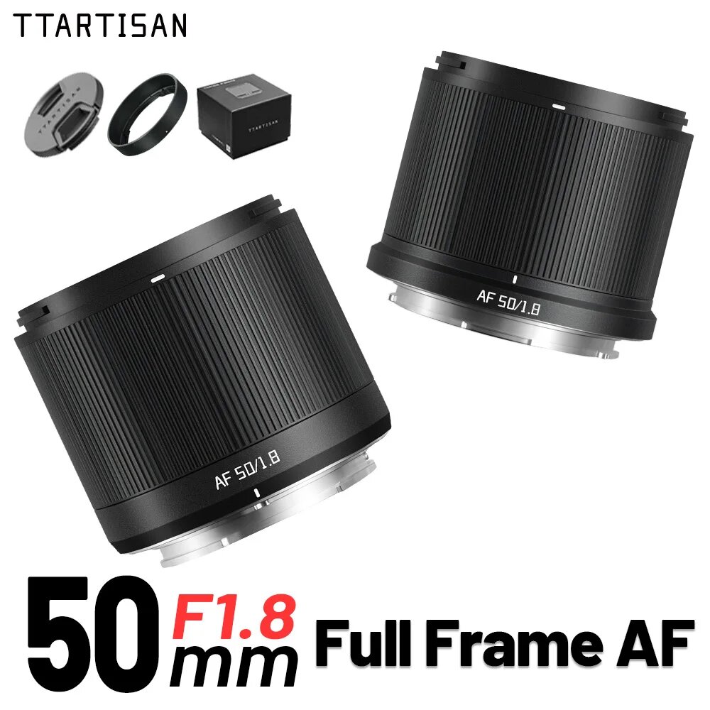 TTArtisan 50mm F1.8 NEO Объектив для беззеркальных камер L-образный крепление, Official Black