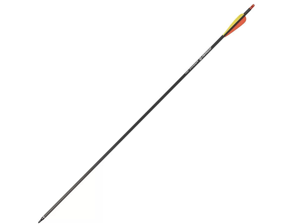 Стрела Лучная Stinger Wildshot 350, Карбон, Длина 30 (76 См), Масса 448 Gr (29 Г), Спайн 350, Диаметр Древка 7.5 Мм
