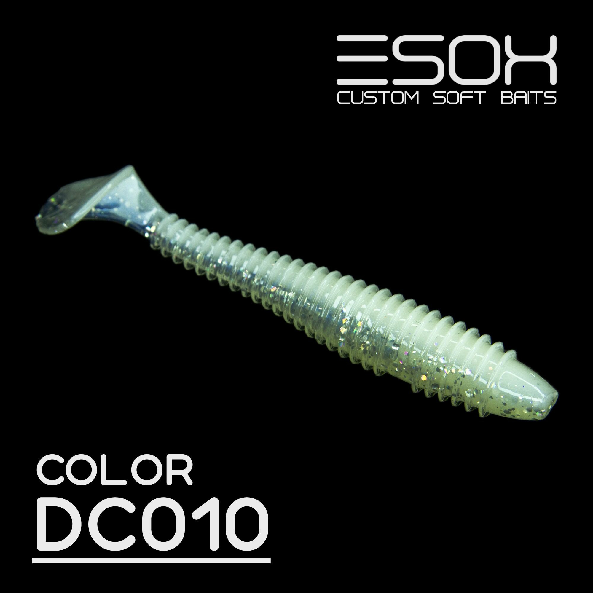 Мягкая приманка для рыбалки ESOX Swinky Fat 3.6" (92мм) 4 шт.