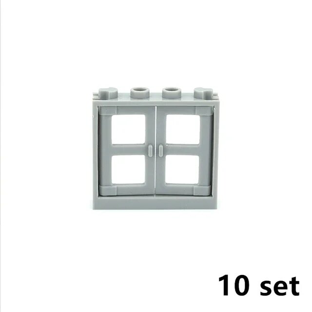 Лего дуо набор деталей для городских аксессуаров 59350 59349 Белый, light gray E