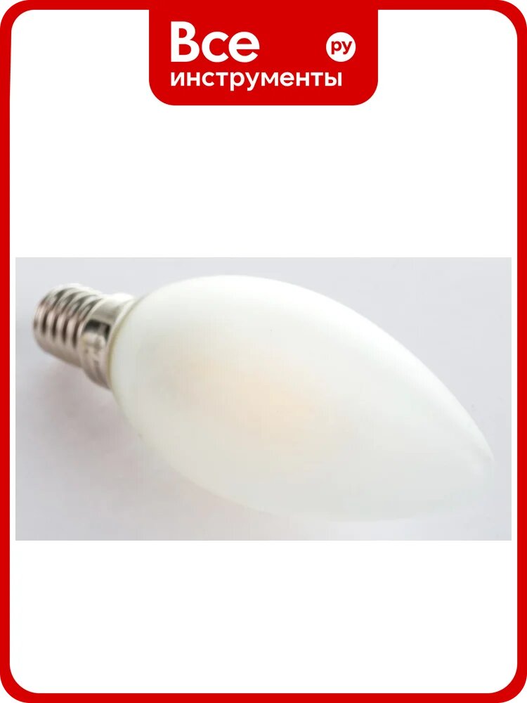Светодиодная лампа Uniel LED-C35-6W/WW/E14/FR PLS02WH Форма свеча, матовая UL-00000305