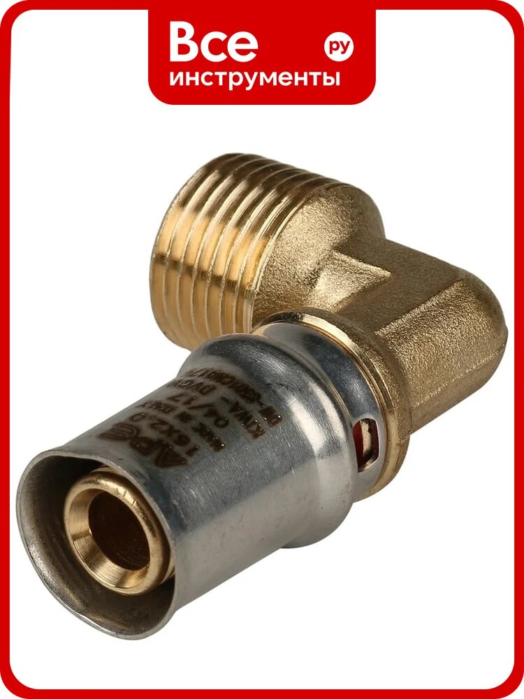 Угольник-переходник с наружной резьбой STOUT 1/2х16 прессовой SFP-0011-001216 RG008S9C4GQ99T
