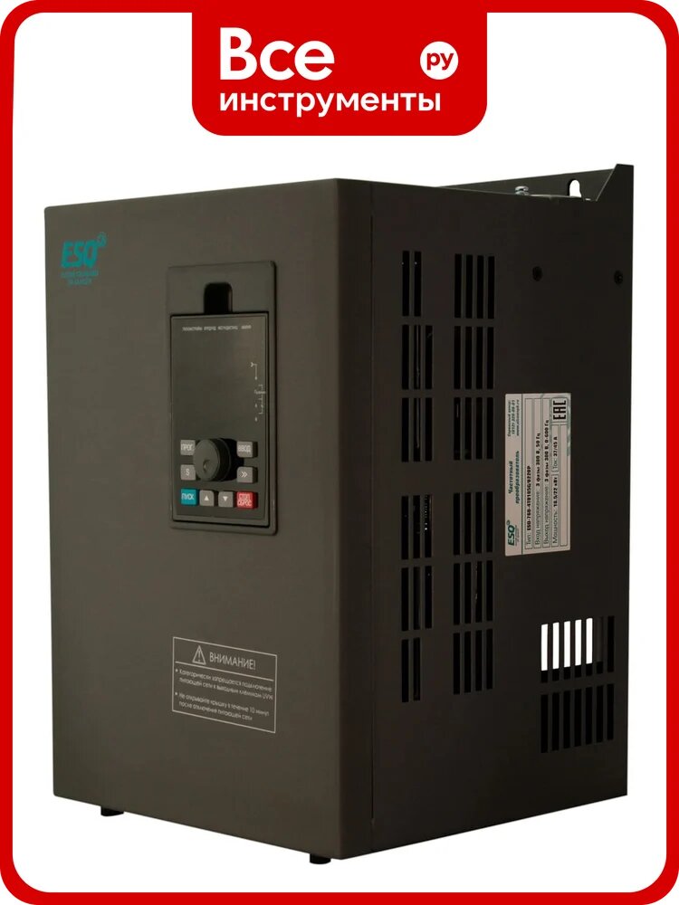 Частотный преобразователь ESQ 760-4T0185G/0220P, IP54, 18,5 кВт