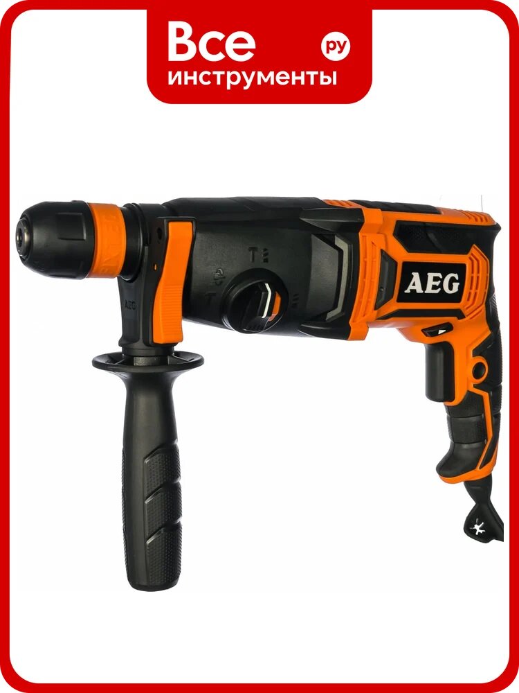 Перфоратор AEG KH24IXE, SDS-plus, мощность 800Вт, 3 режима, с кейсом