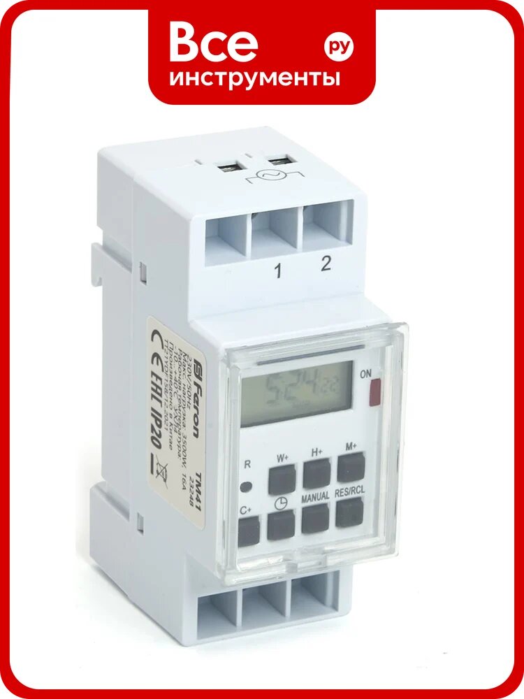 Таймер реле времени, мощность 3500W/16A FERON TM41 23248