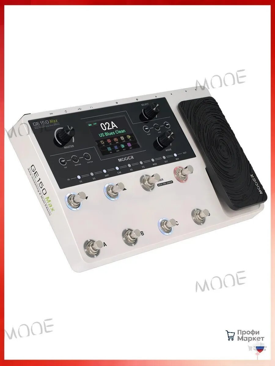 MOOER GE150 Max/Max Li Гитарный эффект-педаль, 80-секундный