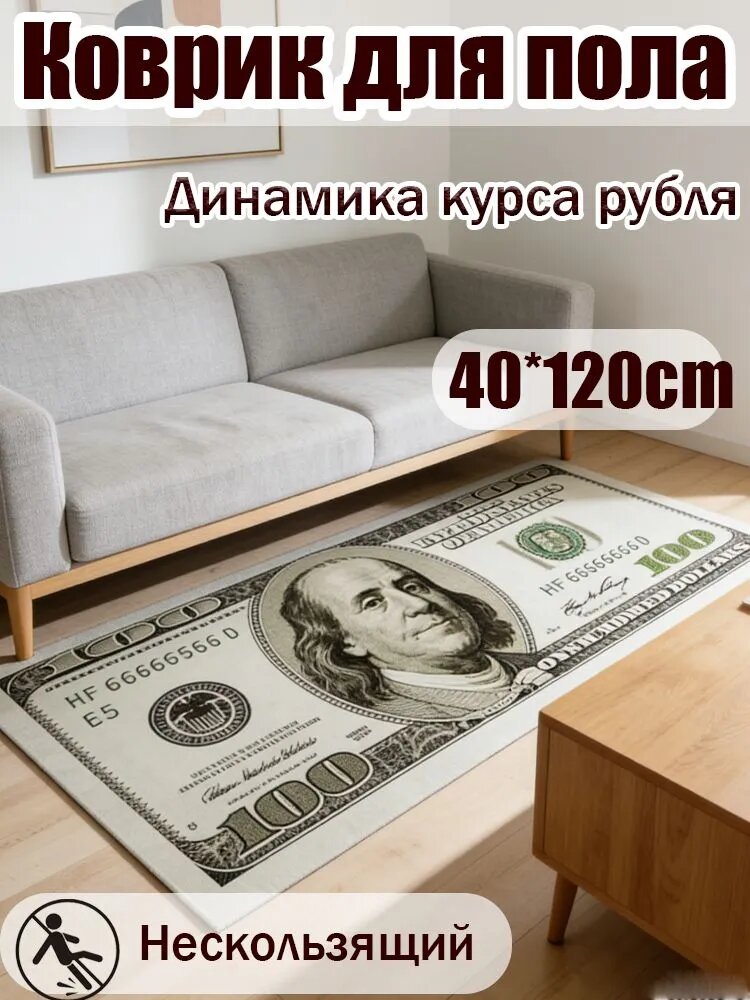 Коврик прикроватный 40x120 см