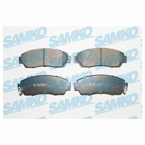 Колодки тормозные Samko 5SP1634 для Honda CR-V III, IV