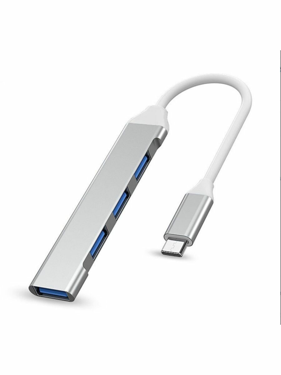 Usb ХАБ с Type-C разветвитель 4 порта