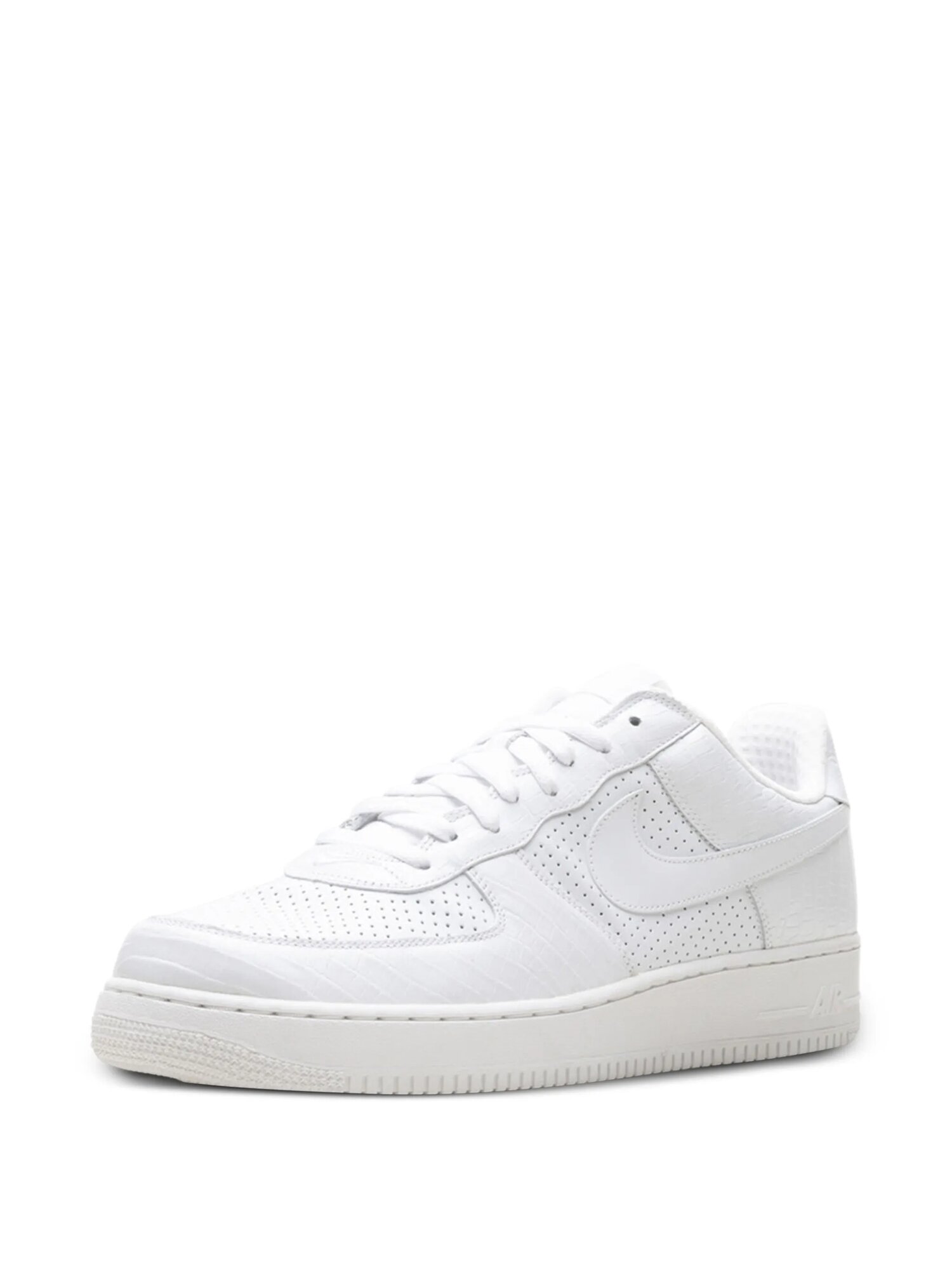 Кроссовки NIKE Air Force 1 Premium, размер 14 US, бежевый/белый — фото 1