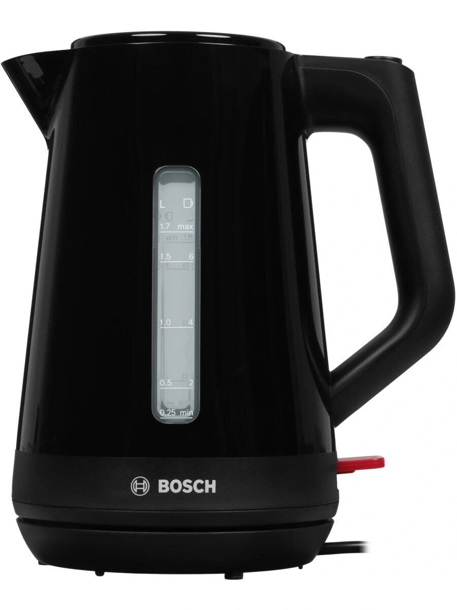 Чайник Bosch TWK1M123 1.7л. 2400Вт черный (пластик)