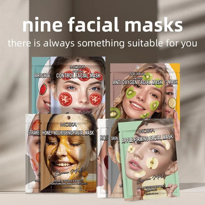 Маска для лица MOIKA Honey Nourishing Facial Mask с экстрактом меда, 20 шт. — фото 1