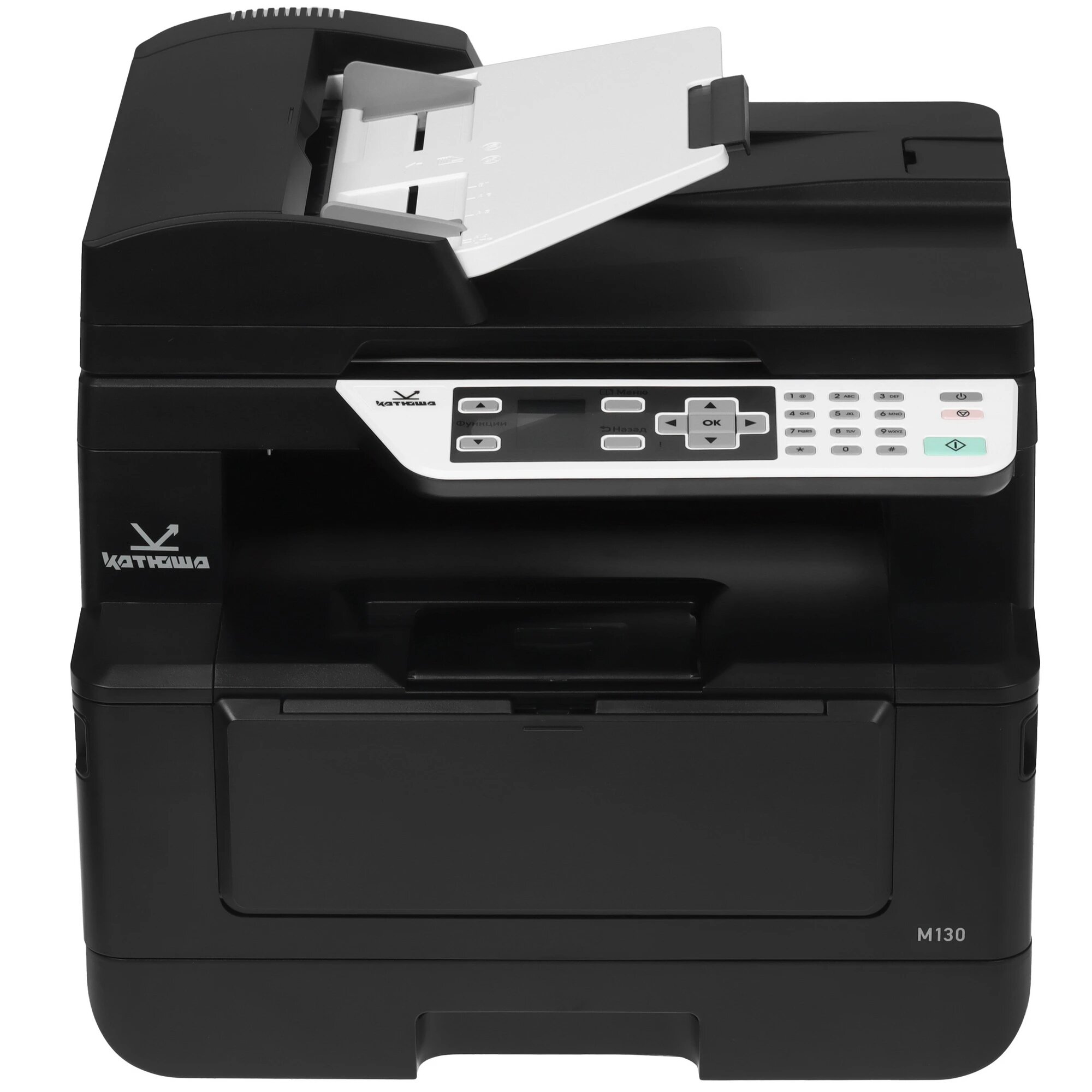 МФУ лазерное монохромное Катюша M130, A4, 33 стр/мин, 1200 dpi, Duplex, USB, Wi-Fi, черный