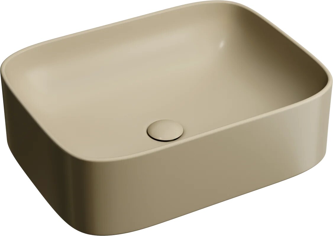Раковина Ceramicanova Element CN6052MC накладная, 50.5x38 см, капучино матовая