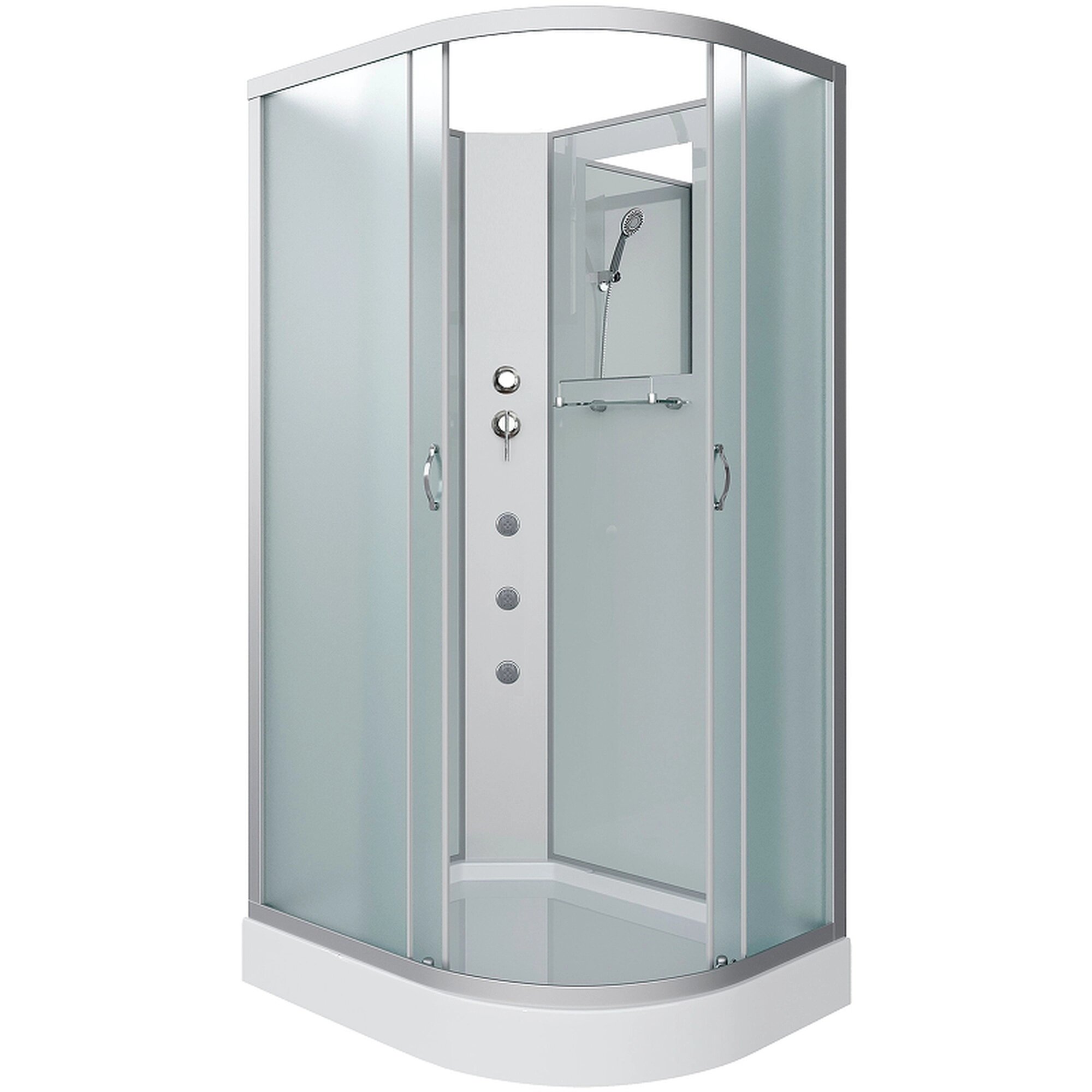 Душевая кабина Niagara Classic 120x80 L NG-3312-14LBKG с гидромассажем