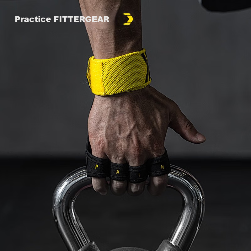 FITTER GEAR Перчатки-воротники для фитнеса с открытыми пальцами Анти-скольжение, износостойкие, дышащие для приседаний