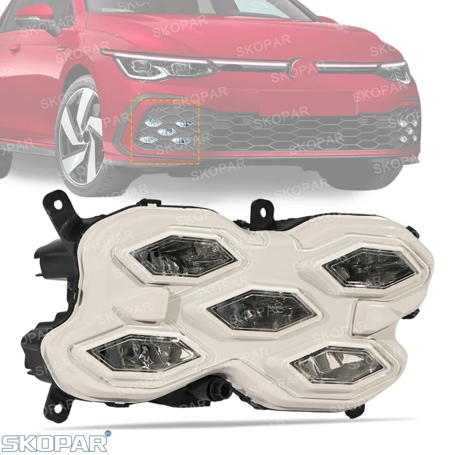 Для VW Golf 8 8.5 Mk8 8.5 GTI GTE GTD 2020 2021 2022 2023 2024 2025: автомобильные 1 pc Right Side