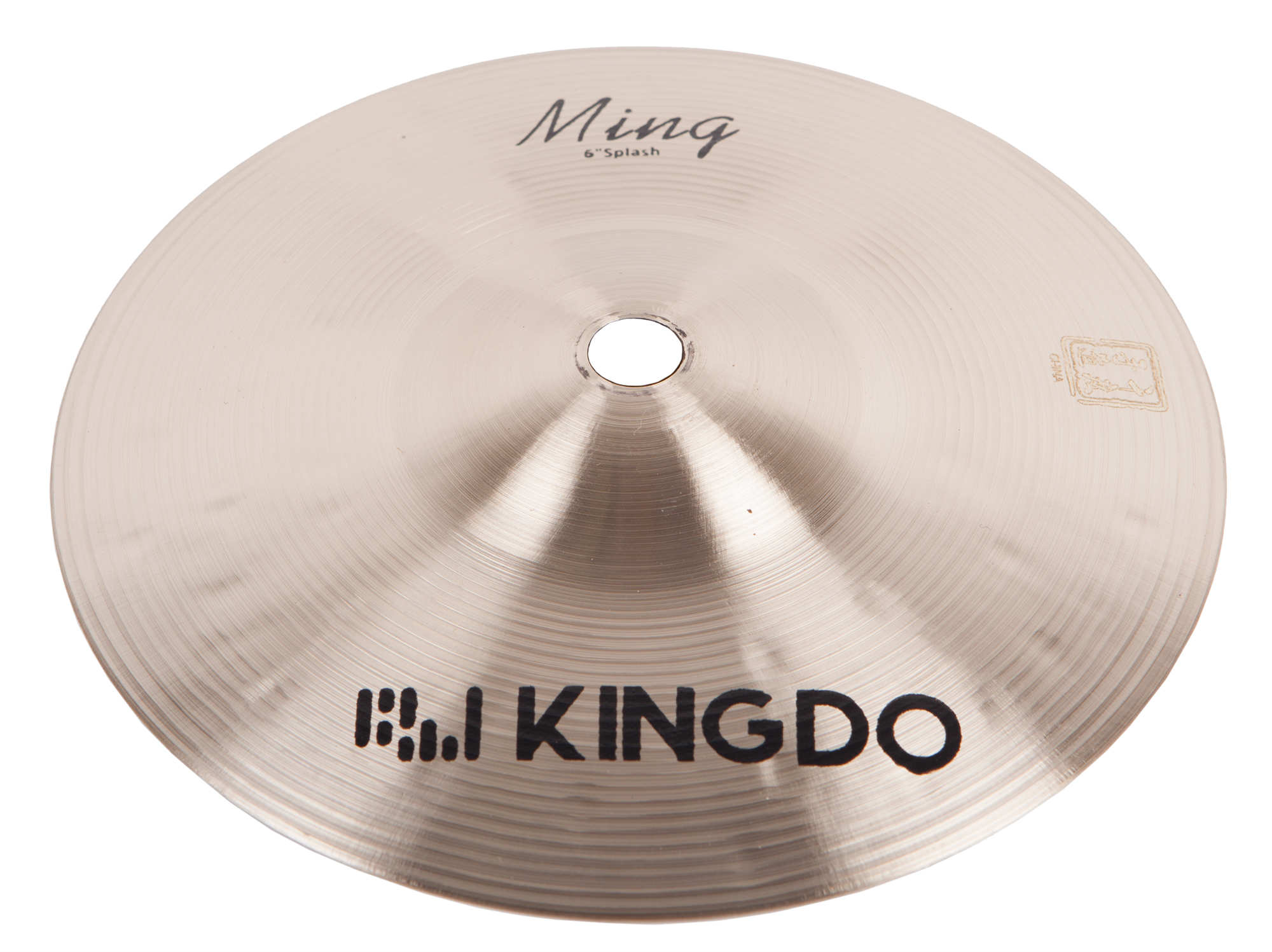 KINGDO 6" MING SPLASH Тарелка сплэш 6" , B20, средней толщины, традиционная отделка, теплый и насыщенный тембр