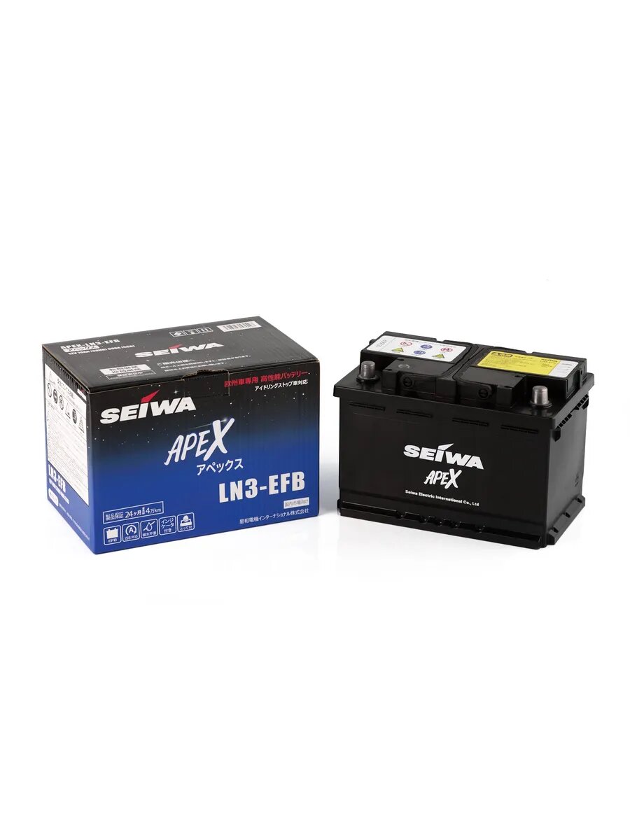 Аккумулятор SEIWA Apex LN3-EFB 70 12V 70Ач обр. пол.