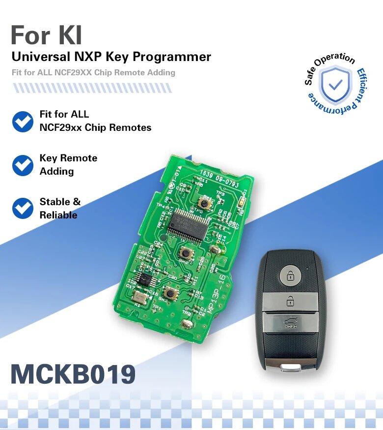 Инструмент NXP Killer Unlimited для добавления ключей-брелоков с чипами NCF29XX для MCKB019