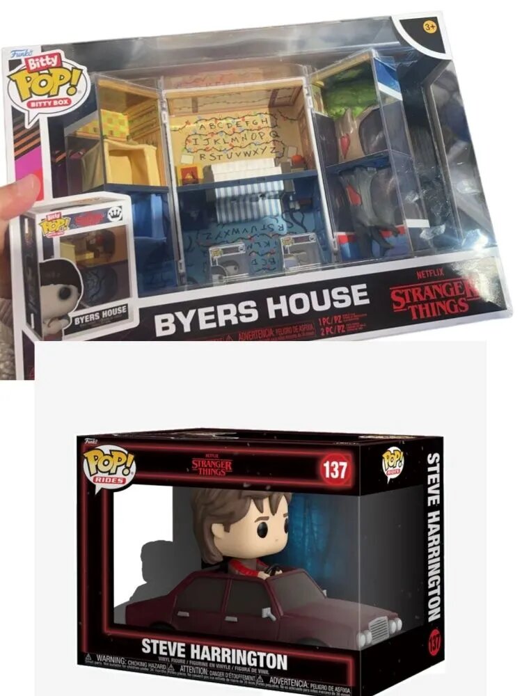 Фигурка Steve Harrington POP! Rides 137 & Bitty Box Stranger ThingsByers House