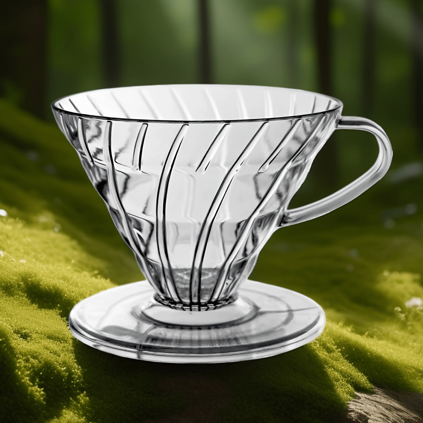 V60 термостойкий ручной капельный кофе-фильтр, на 1-4 чашки