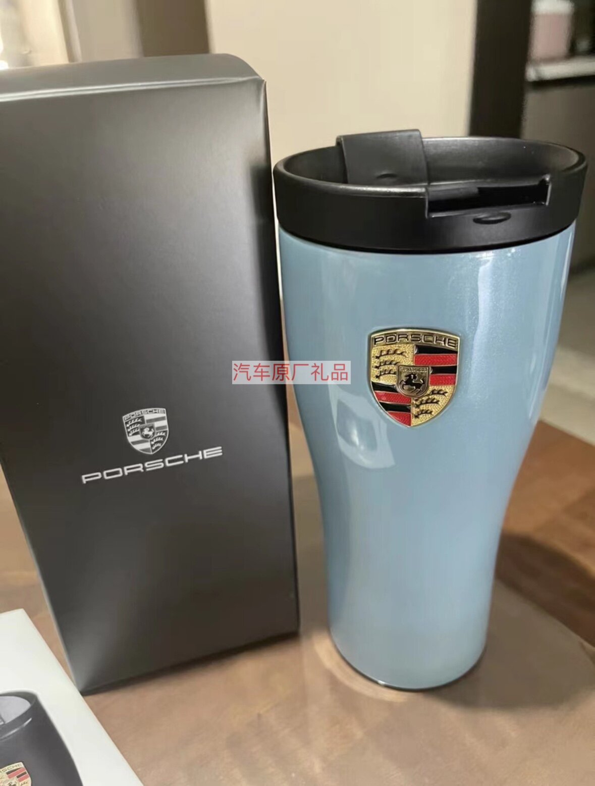 Porsche Classic Series Нержавеющая Сталь Термос-Чашка с Креплением для Автомобиля, Портативная для Спорта и Путешествий