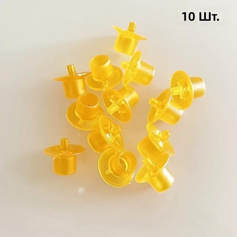 Платформы для вывода пчелиных маток (американские полоски), без перемещения матки, 10 шт, оранжевые