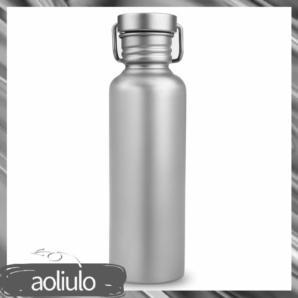 Титановая фляга 750 мл для активного отдыха 2024 Bestseller 1x Pure Titanium Sports Water Bottle