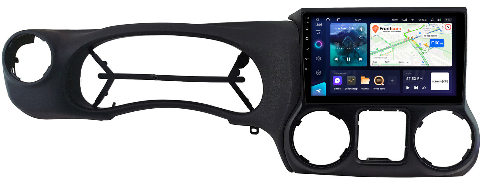 Штатная магнитола Teyes CC3L 4/32 10" RM-10-0010 Jeep Wrangler 3 (JK) 2014-2018 Android 10 (4G-SIM, DSP, IPS)