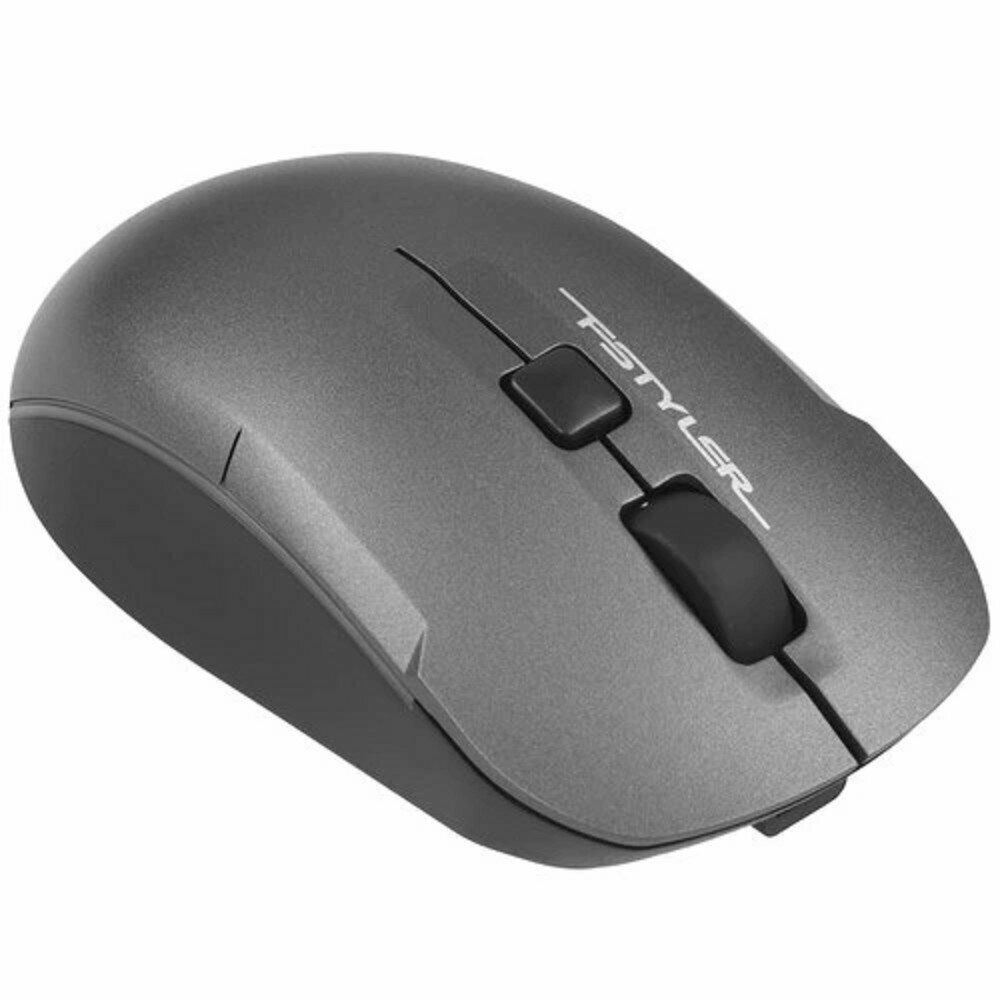 A4Tech Мышь Wireless Fstyler FB26CS Air2 серая черная, оптическая 2000dpi , BT Radio, USB, для ноутбука, 4but 2011600