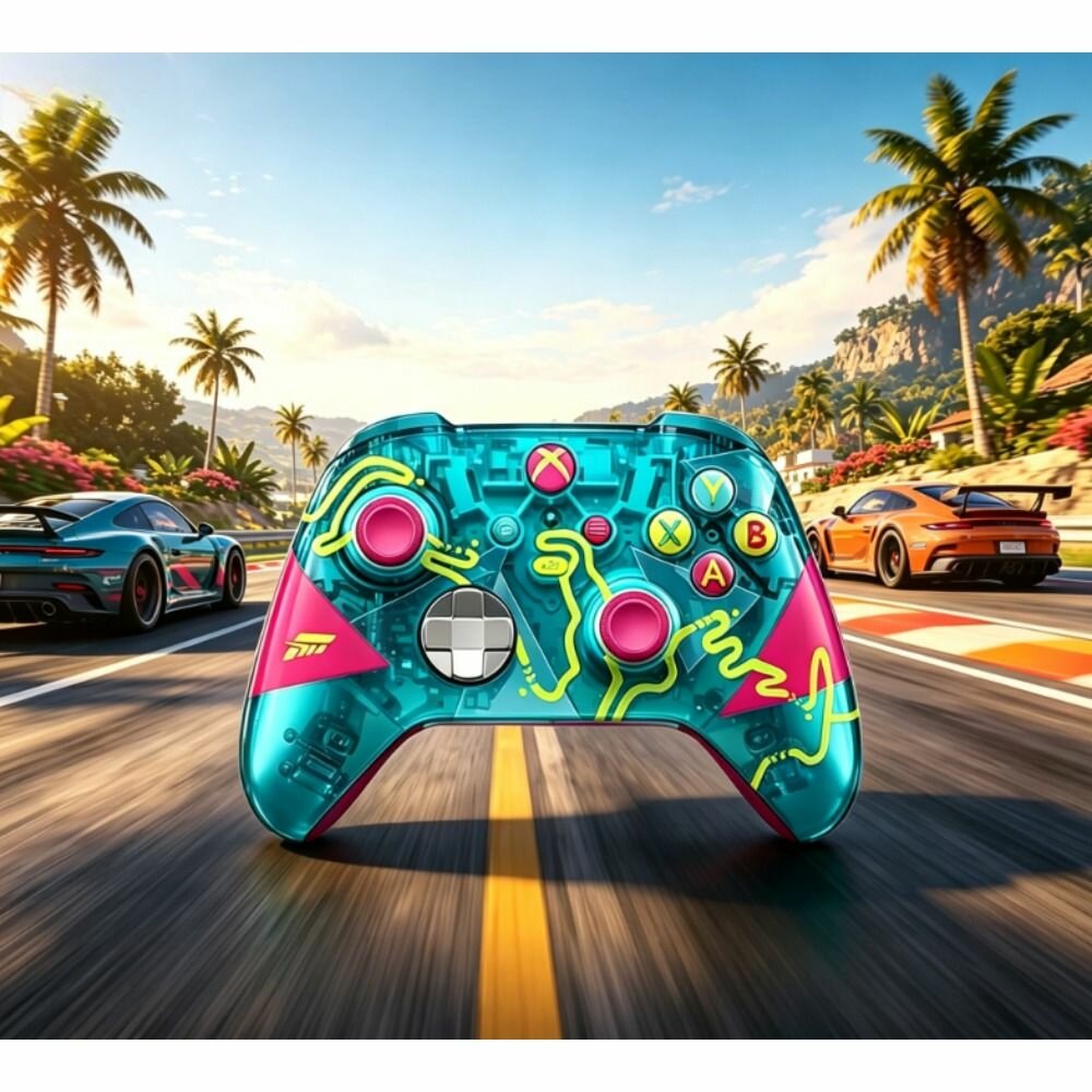 Xbox Forza Horizon 6 Геймпад Беспроводная Bluetooth Тактильная Обратная Связь Разъем Для Наушников 3,5 Мм