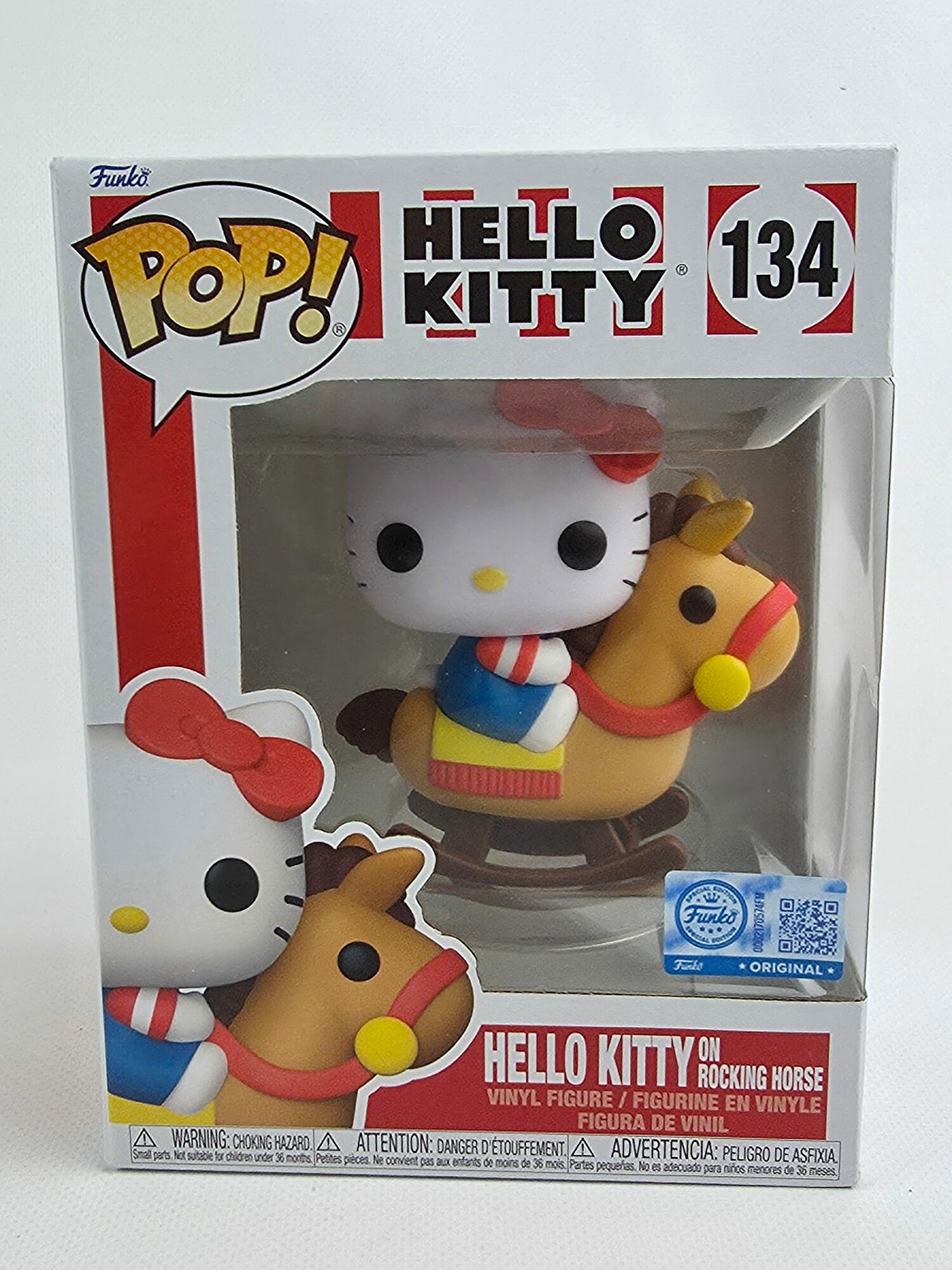 Фигурка Funko Pop Фанко поп Хеллоу Китти на лошадке качалке Hello Kitty on Rocking Horse 134