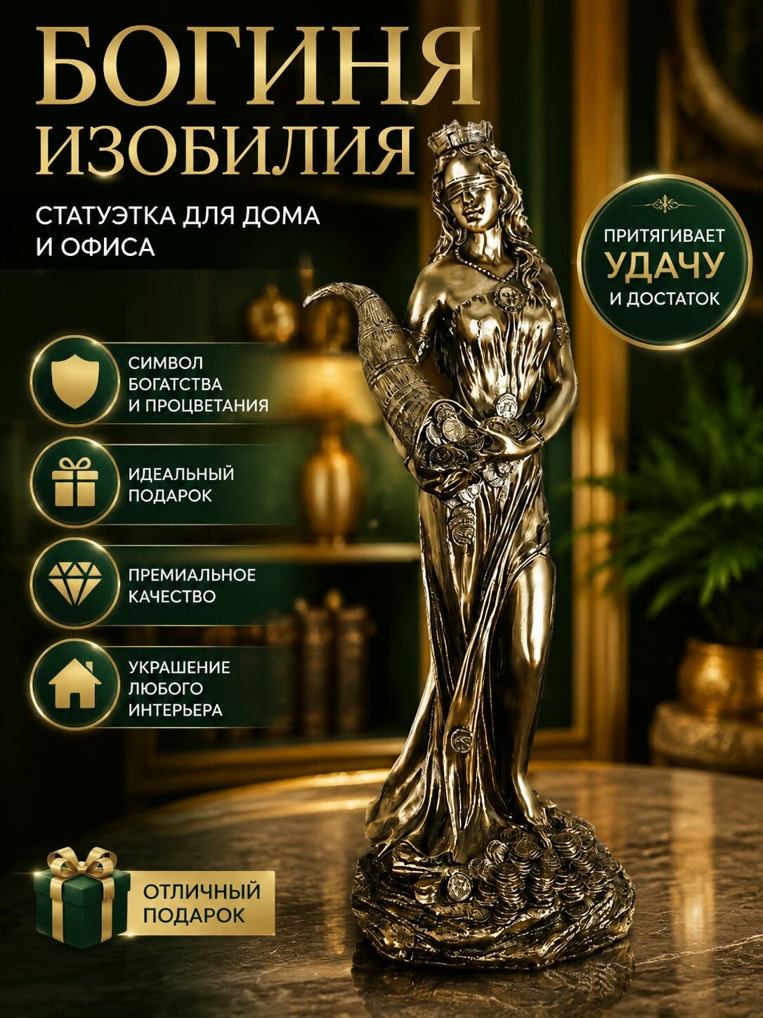 Статуэтка 1, высота 19.5 см