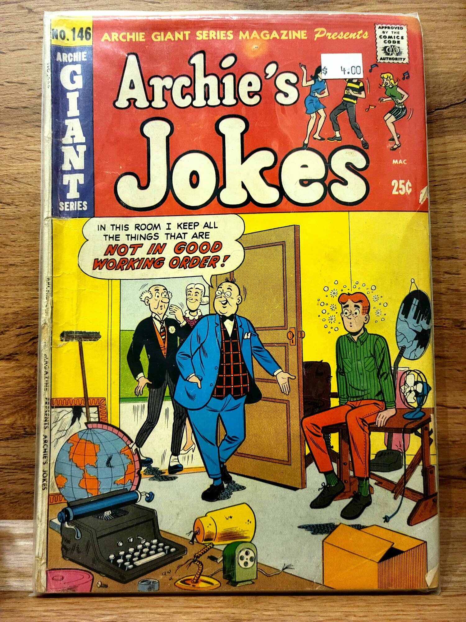 Раритетный Комикс Archies Jokes #146. 1980 Год. Оригинал!
