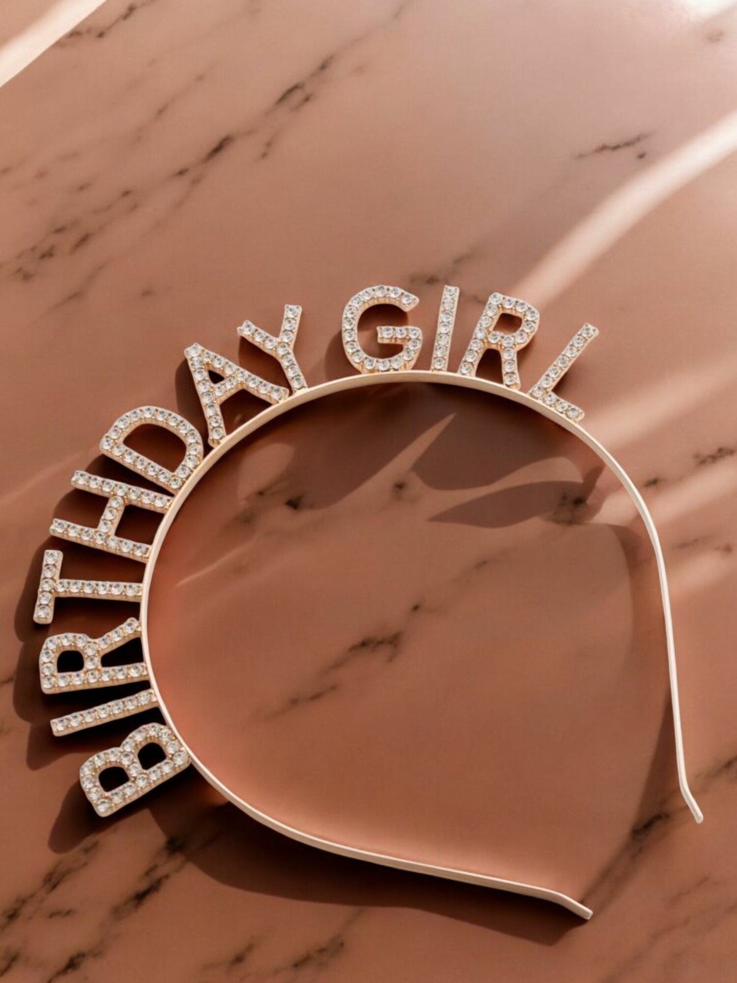 Ободок со стразами С днем Рождения Birthday Girl