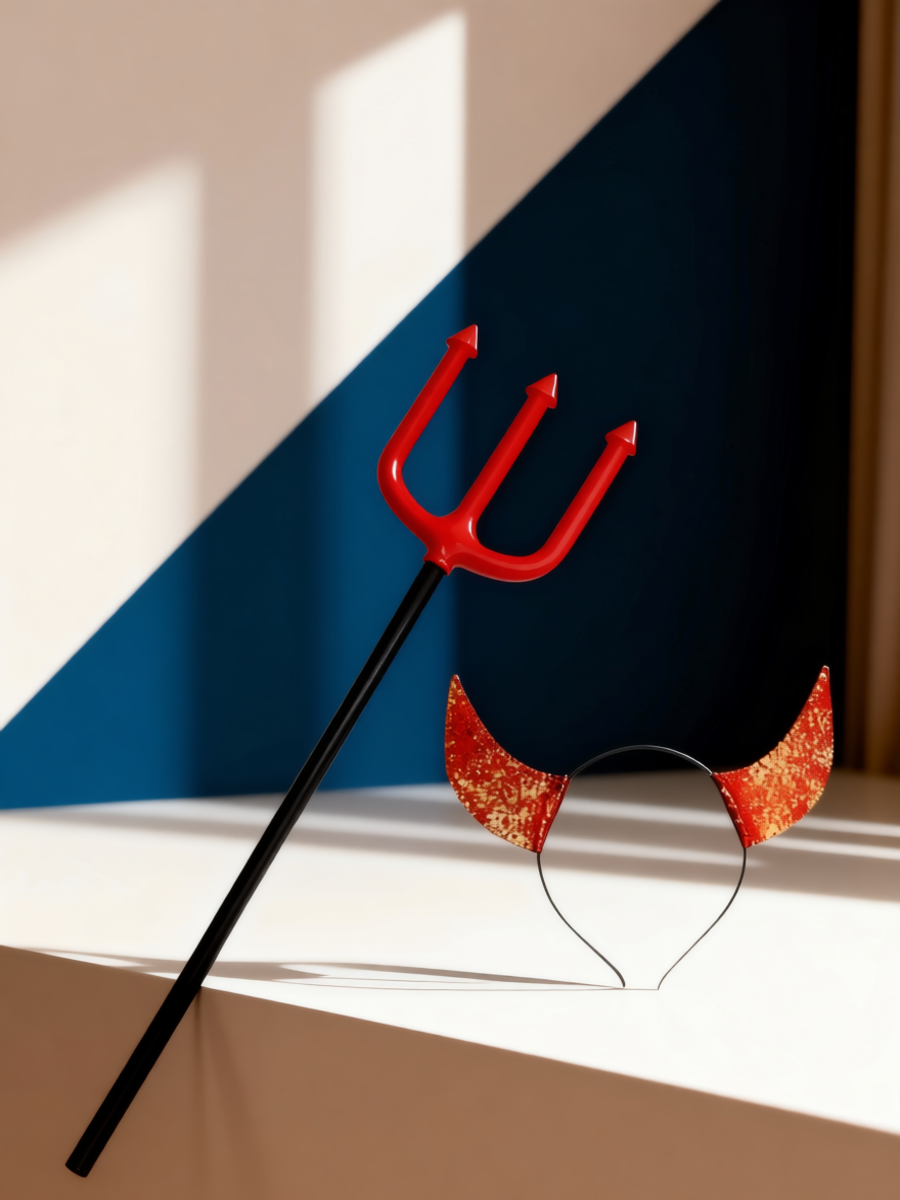 Набор Из 1 Штуки Рогатые Обручи Для Волос Оксфорд Синий 51x12.5Cm