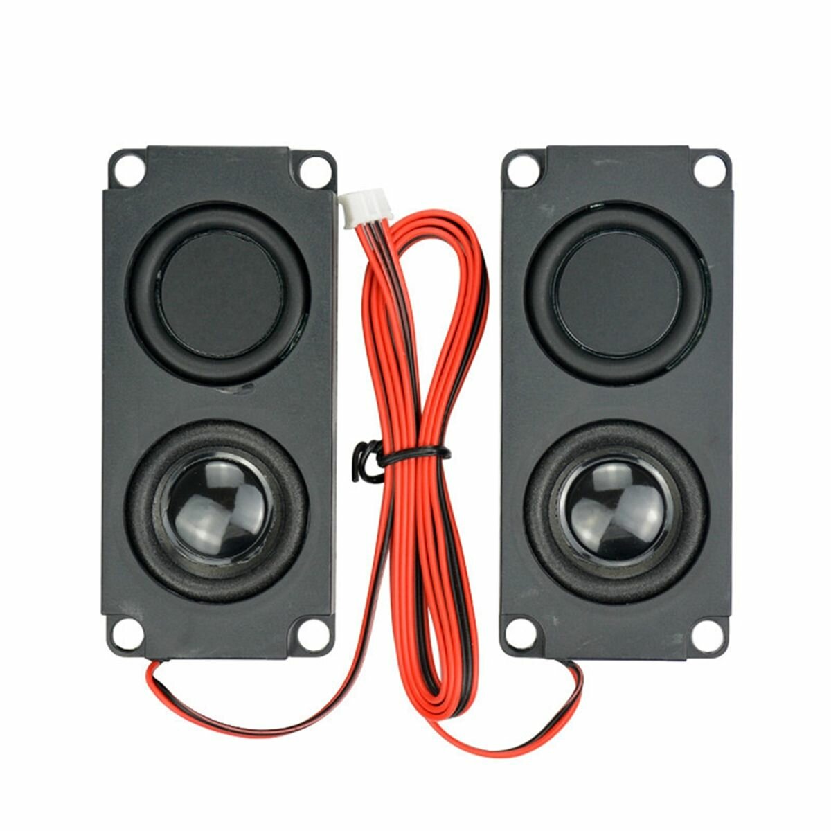 2 шт. Компактные квадратные колонки Sound System 45100, идеально подходящие для домашнего аудио и портативного использования-
