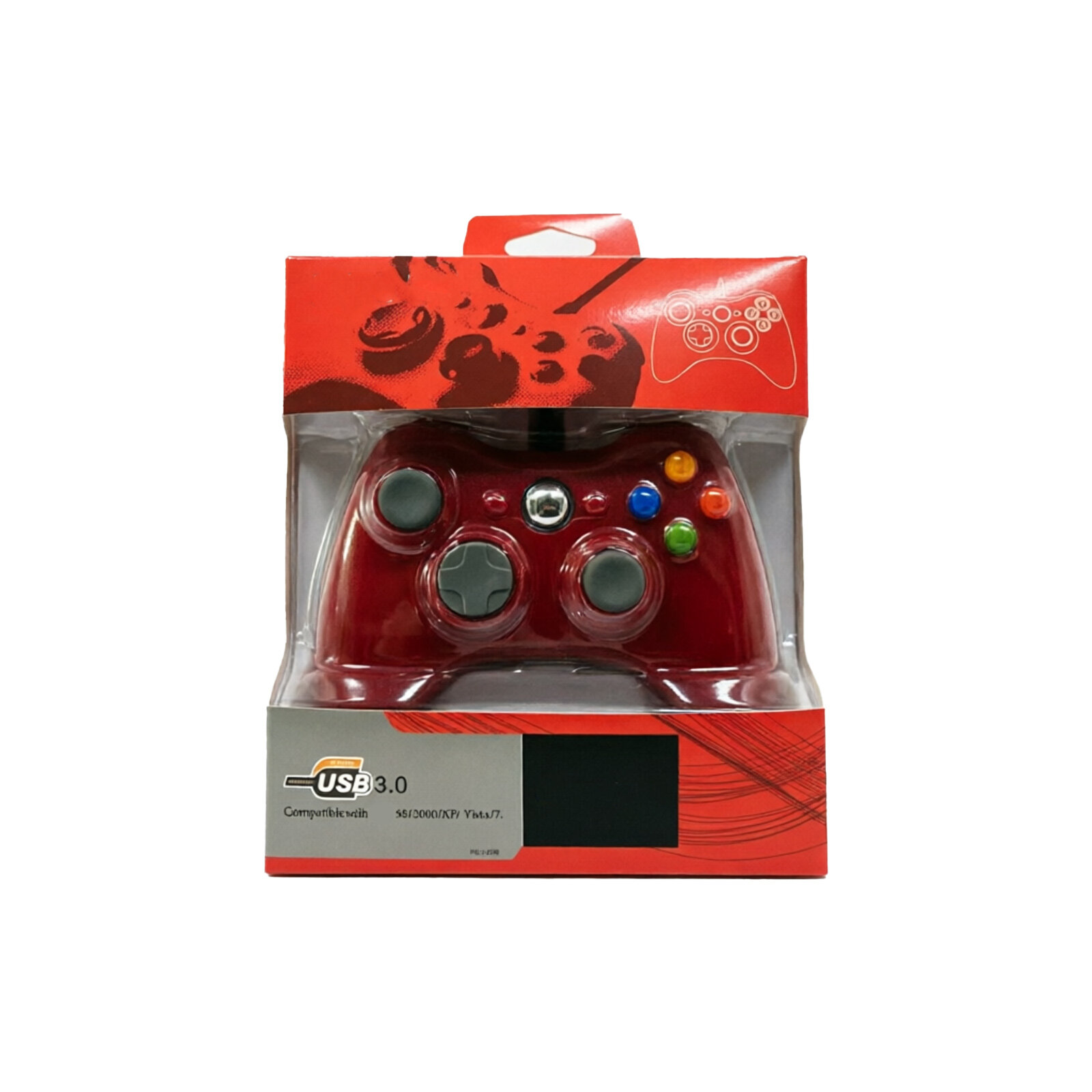 Игровой контроллер с USB-кабелем, вибрацией, джойстиком,