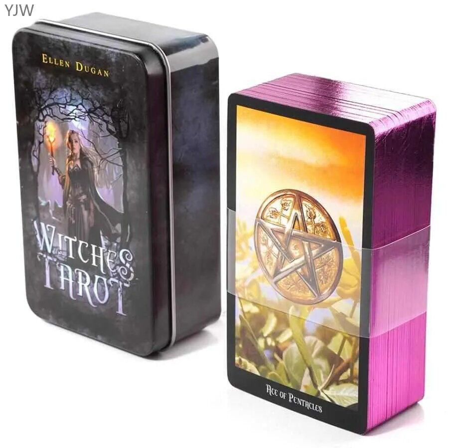 Карты Таро Ведьм в жестяной коробке / Witches Tarot, 78 карт