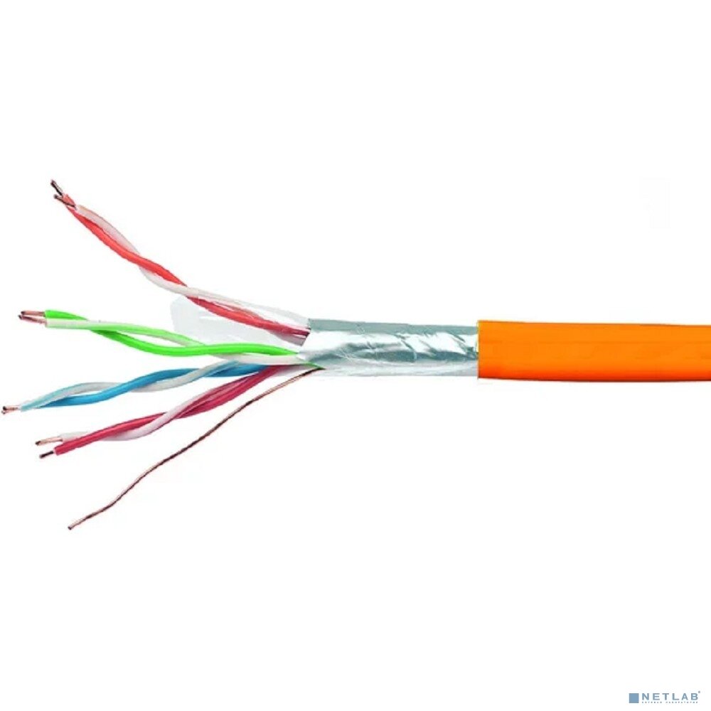 Cablexpert FPC-5051E-LSZH-4-CU Кабель Cablexpert (RU) FTP-LSZH 4x2x0.51, медный, кат.5e, однож, 305м, box, оранж