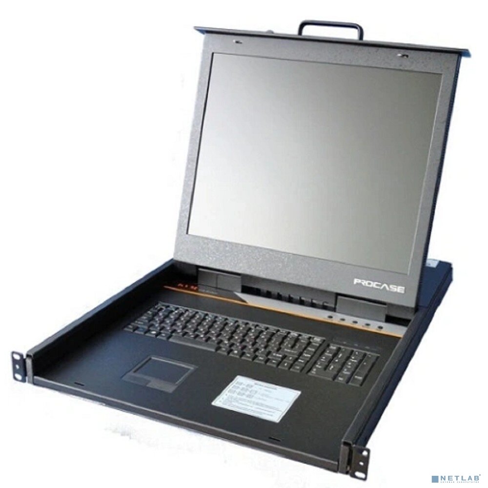 ProCase E1901 Консоль однорельсовая , 1 порт, LCD 19', single rail console, LCD D-Sub, USB, разрешение 1280*1024