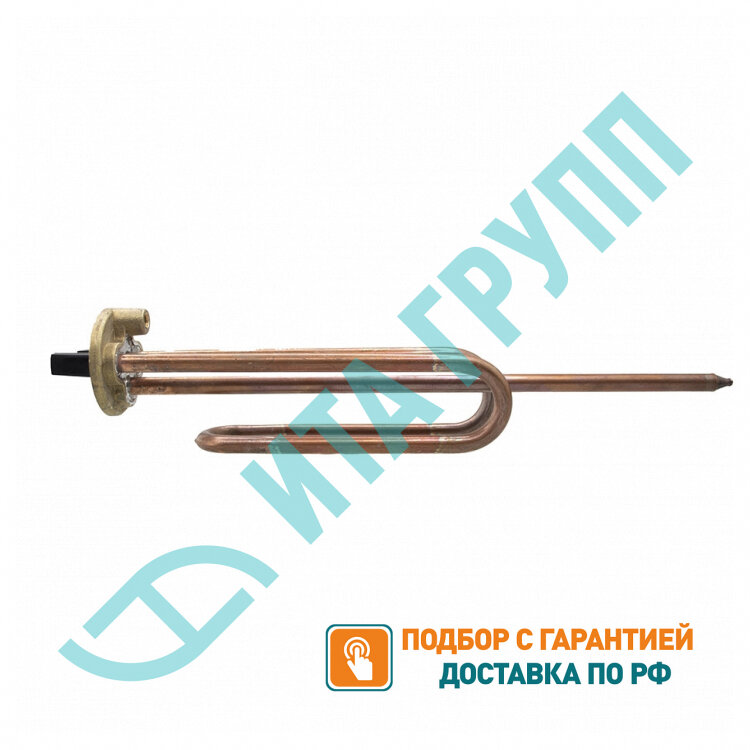 ТЭН 1,2кВт (1200Вт) RCF для водонагревателя Thermex, Garanterm, под анод М6, 20415