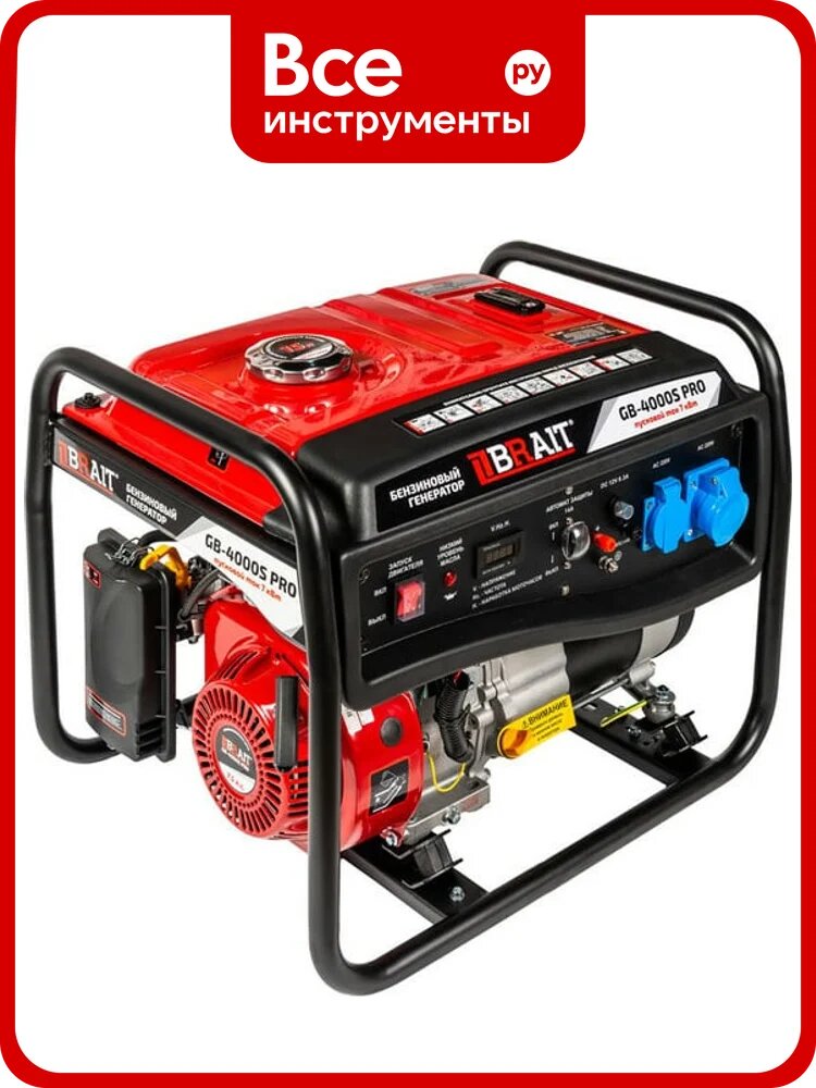 Бензиновый генератор BRAIT GB-4000S PRO 02.01.031.035